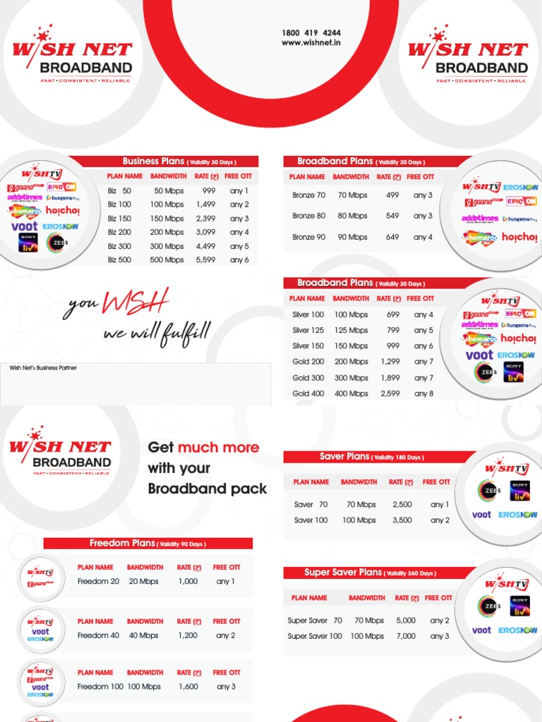 Broadband Brochure | PDF | Information And Communications Technology ...