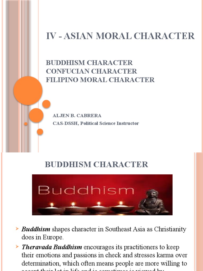 4 - Asian Moral Character | PDF | Virtue | Psychological Concepts