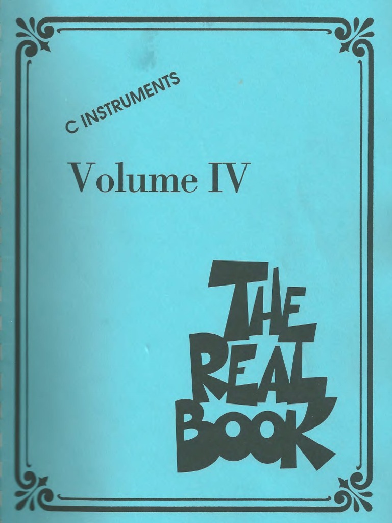 Real Book Volume 4 | PDF