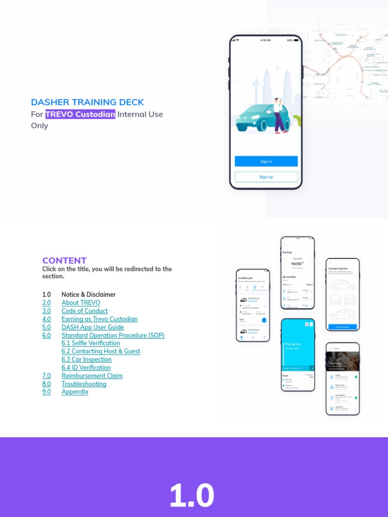 Dasher Training Deck: TREVO Custodian | PDF | Confidentiality
