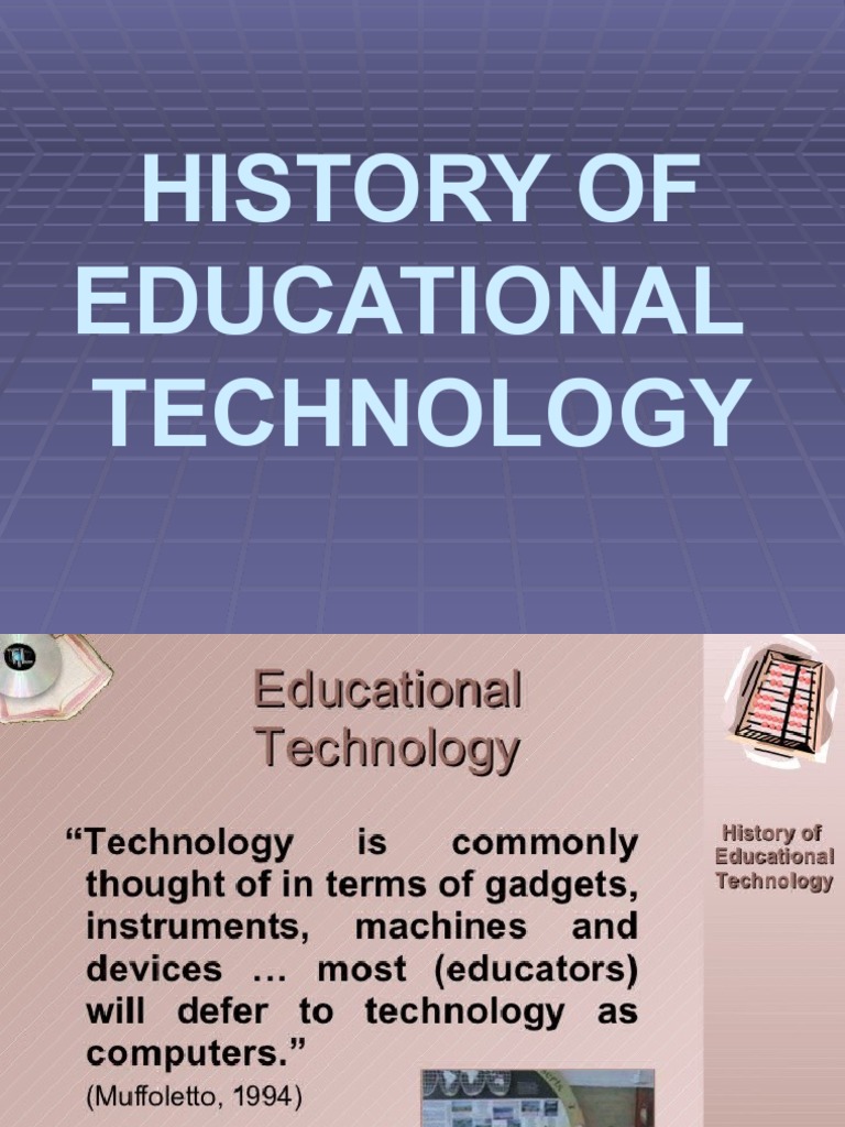 Group 1 History of Educational Technology | PDF | Personal Computers ...