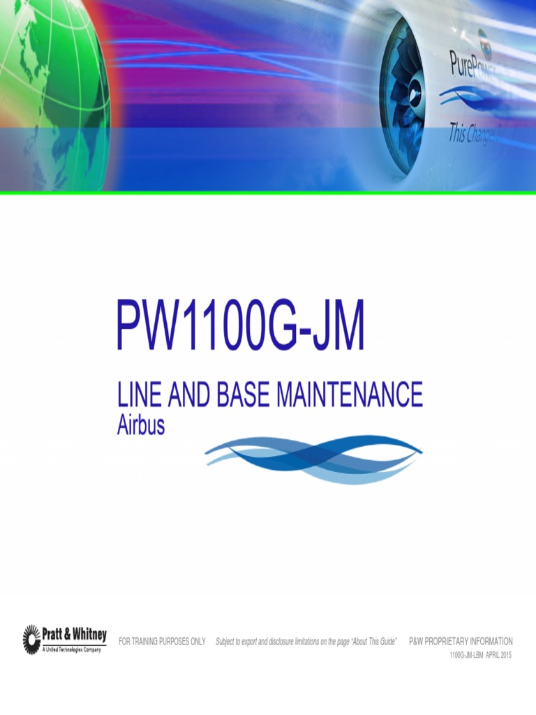 Pratt&Whitney PW1100G JM Line&Base Maintenance ATA00 Front Matter | PDF | Engines | Government ...