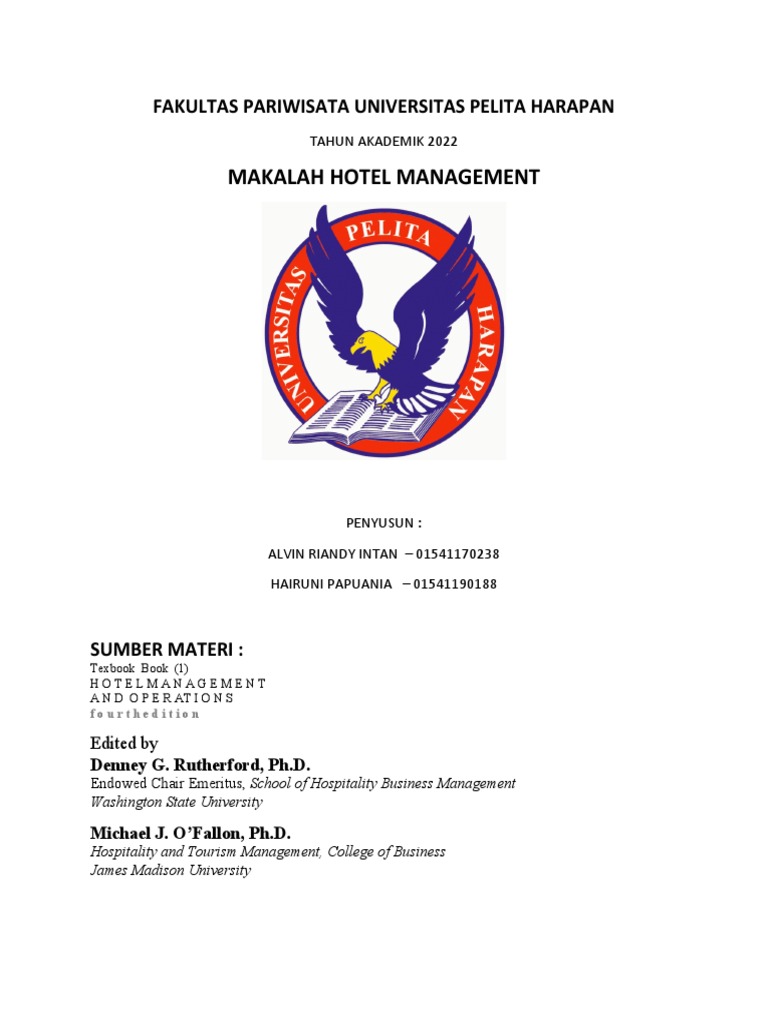 Makalah Hotel Management | PDF