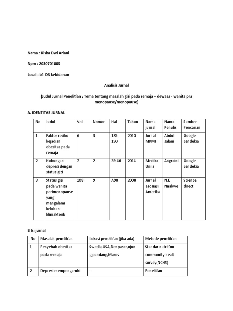 Analisis Jurnal Riska Dwi Ariani | PDF