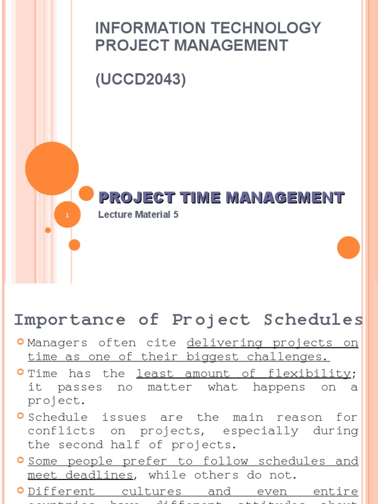 Information Technology Project Management (UCCD2043) | PDF | Project ...