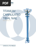 Zimmer Natural Nail System Tibial Nail Surgical Technique | PDF | Screw ...