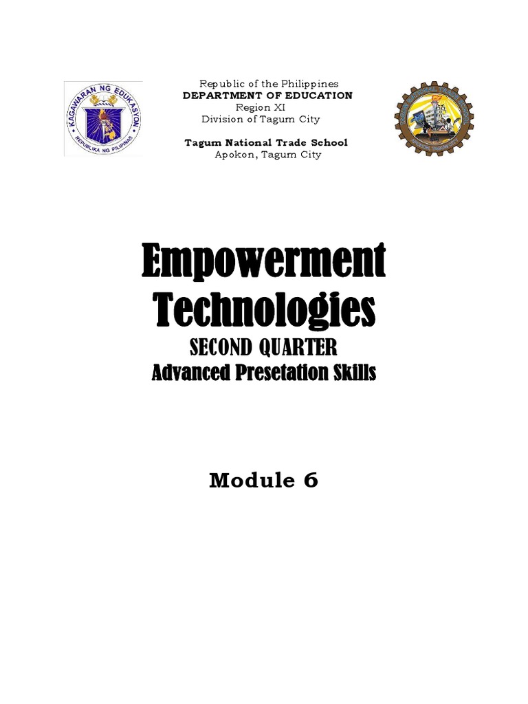Empowerment Technologies: Second Quarter | PDF | Hyperlink | Microsoft ...