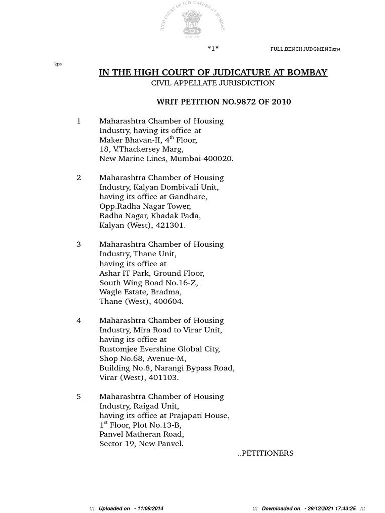 Full Bench Judgement | PDF | Repeal | Judgment (Law)