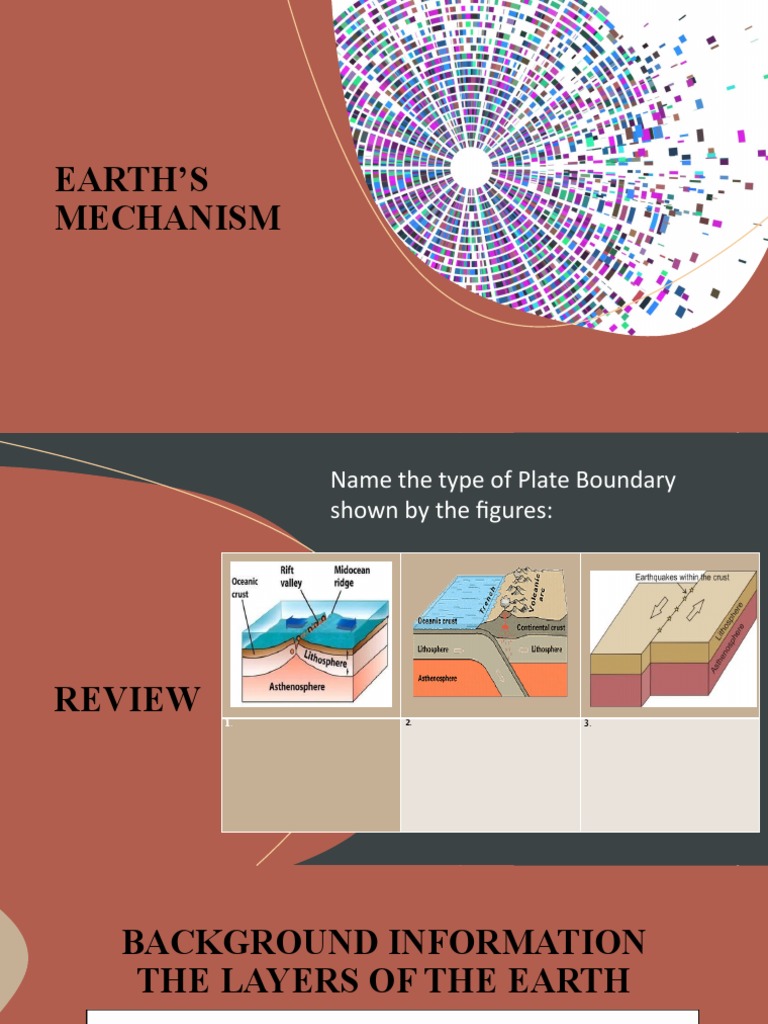 Earths Mechanism | PDF | Plate Tectonics | Earth