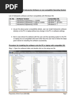 Software Installation Instructions | PDF