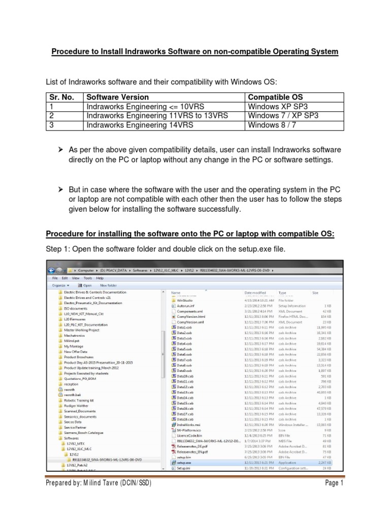 Installing Indraworks Software | PDF | Microsoft Windows | Installation (Computer Programs)