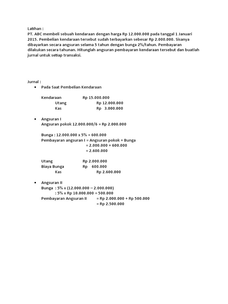Latihan Soal PA2 | PDF