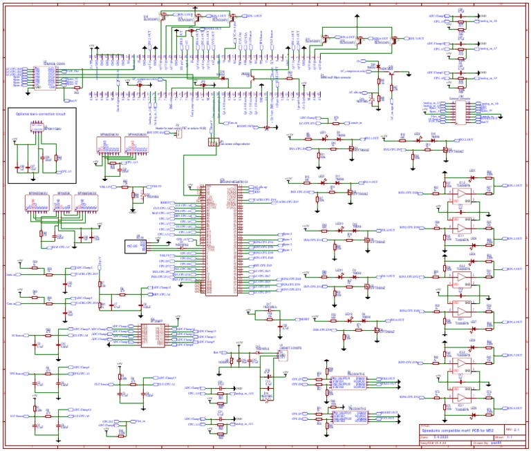 Speeduino M52 PCB Schematic Diagram | PDF