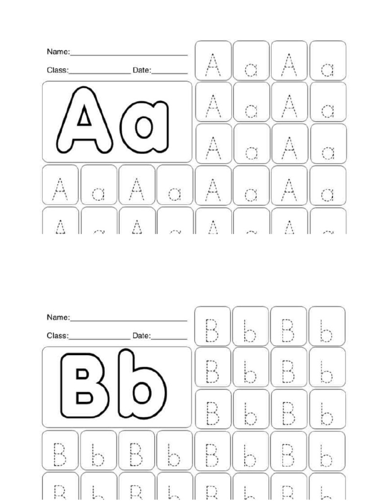 Latihan Tulis ABC | PDF
