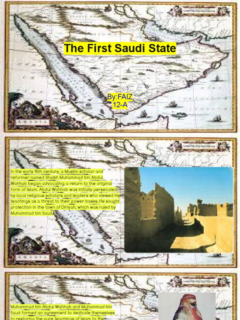 The First Saudi State: By:Faiz 12-A | PDF