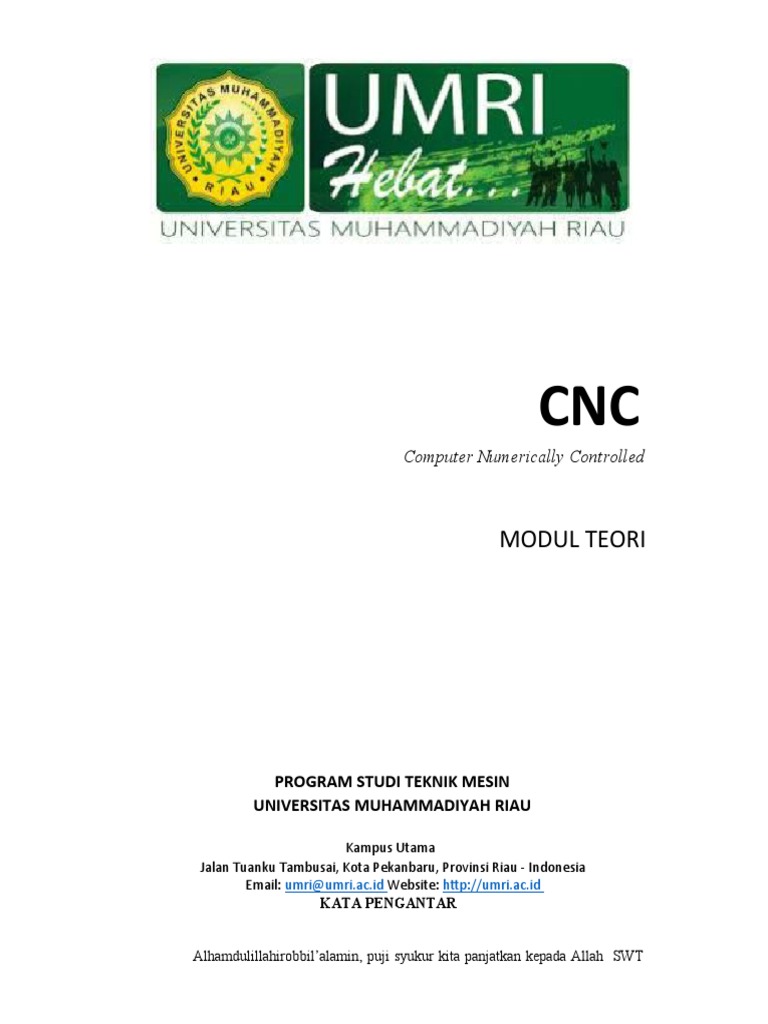 Modul CNC | PDF | Komputer | Teknologi & Rekayasa