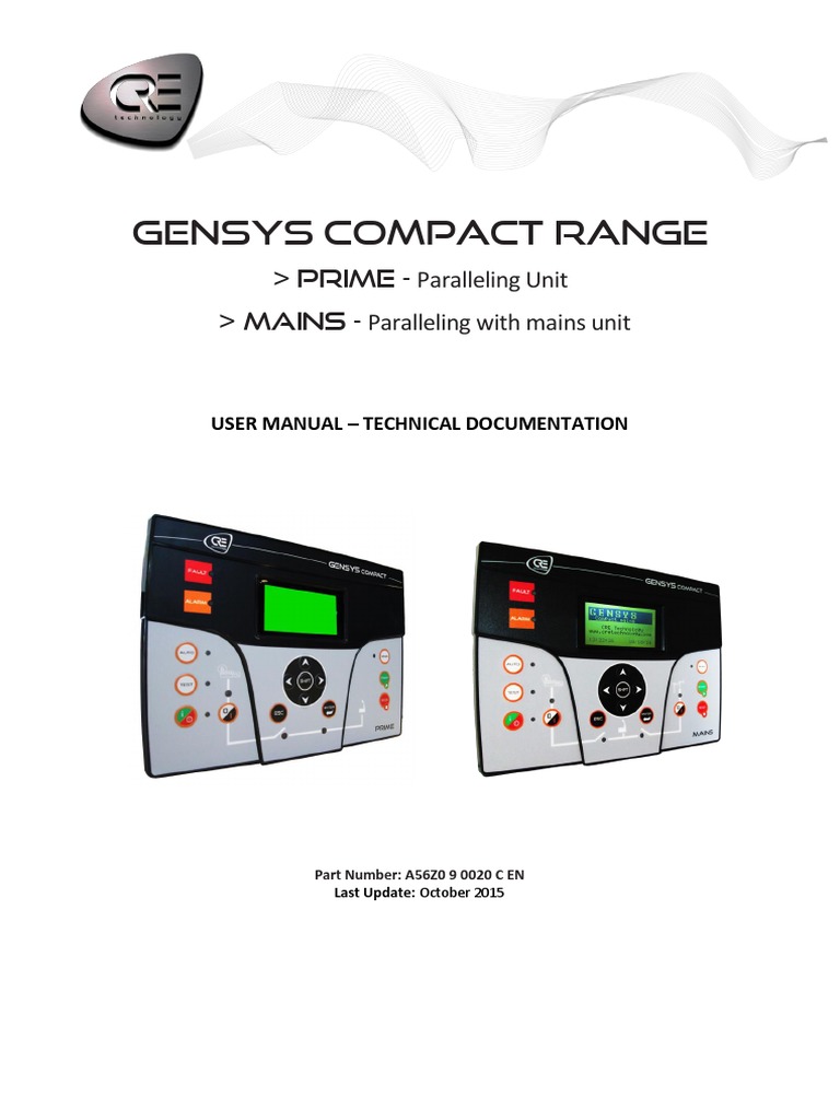 Gensys Compact Range Technical Documentation en c2016 | PDF | Electric ...