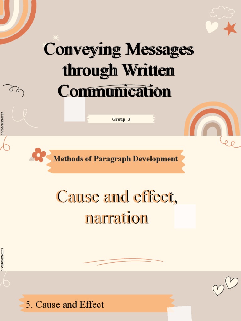 Conveying Messages Through Written Communication | PDF | Narration