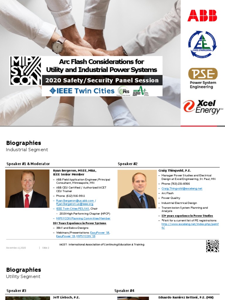 Twin Cities: Arc Flash Considerations For Utility and Industrial Power ...