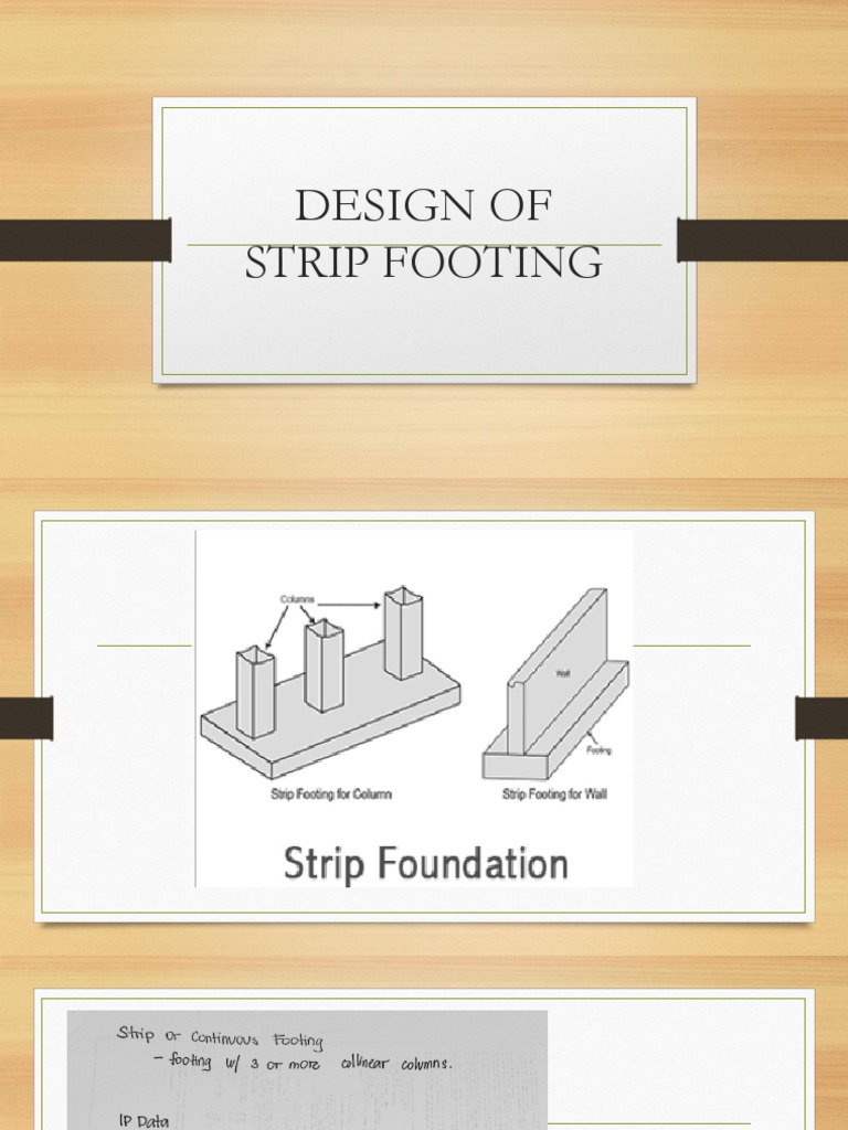 Strip Footing Design Example Foundation Details Guide