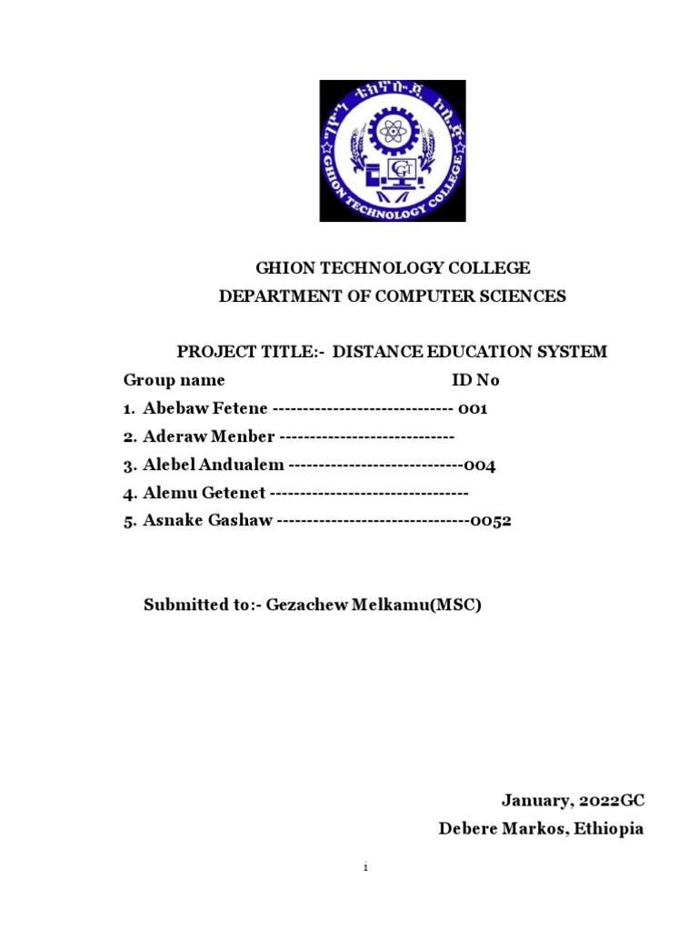Final Documentation Edite | PDF | Use Case | Distance Education