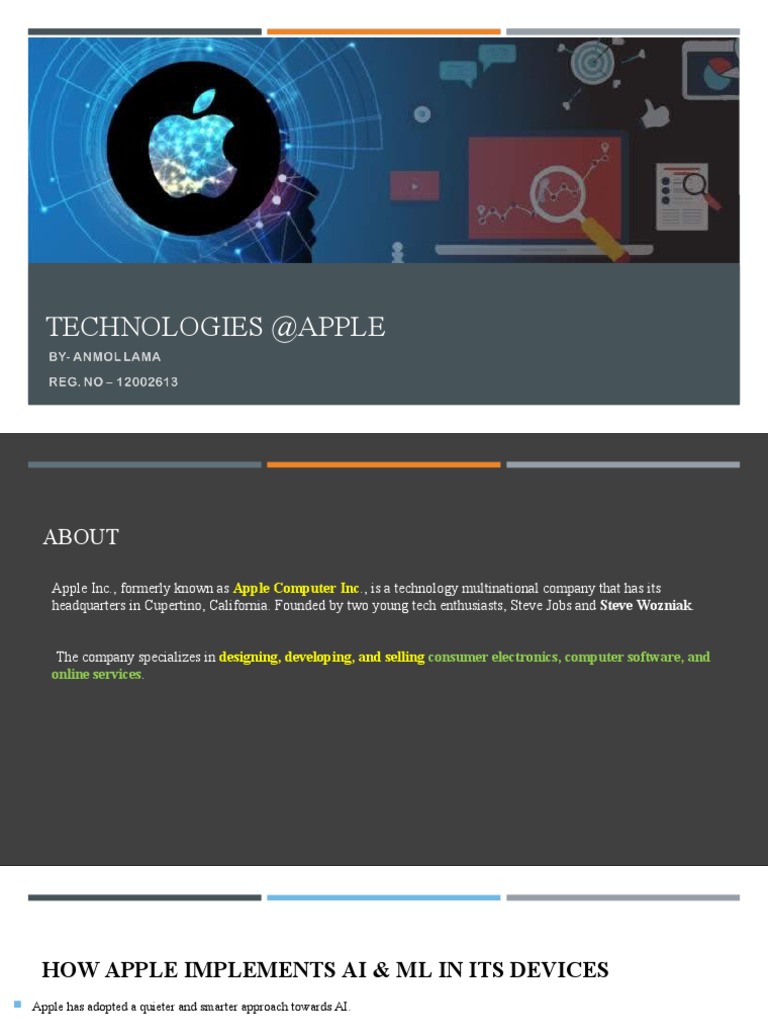 Technologies @apple | PDF | Apple Inc. | Internet Of Things