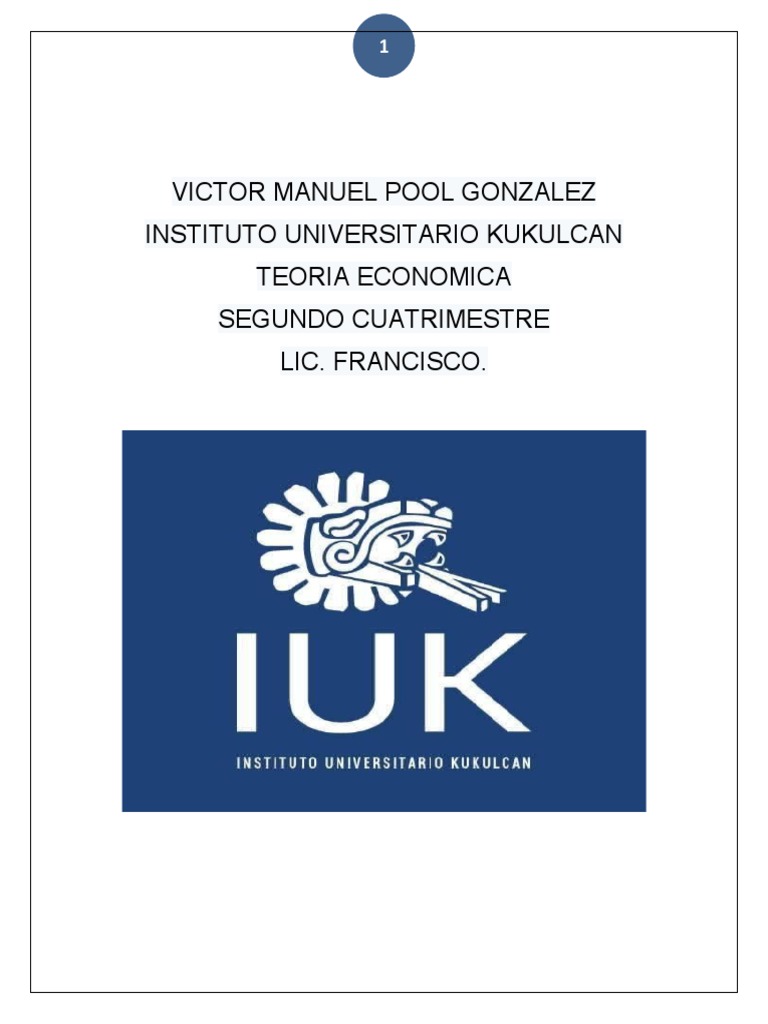 Victor Pool | PDF | Oferta (economía) | Mercado (economía)