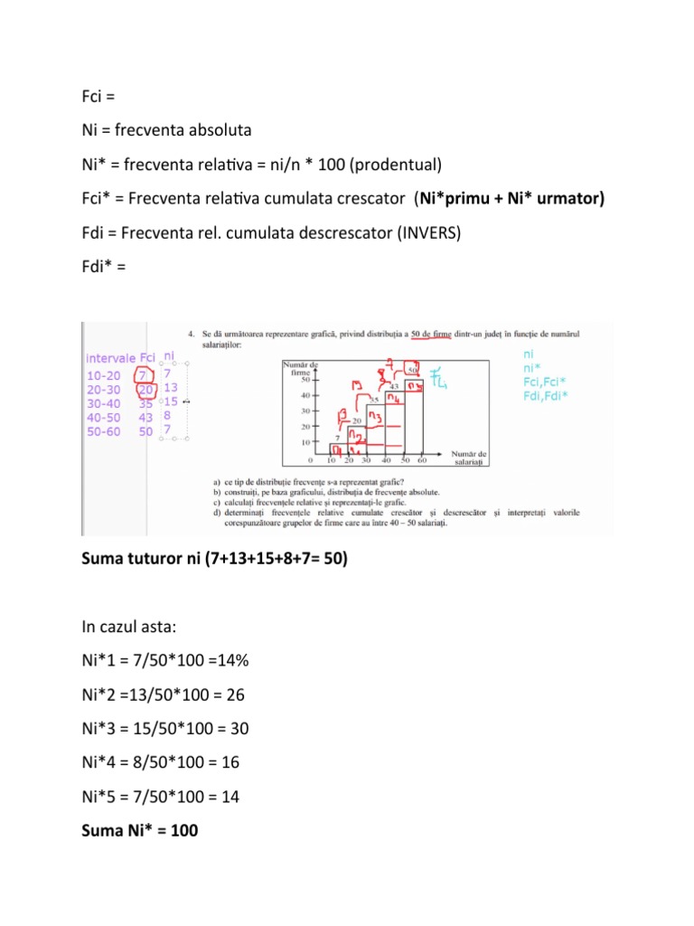 Formule Statistica | PDF