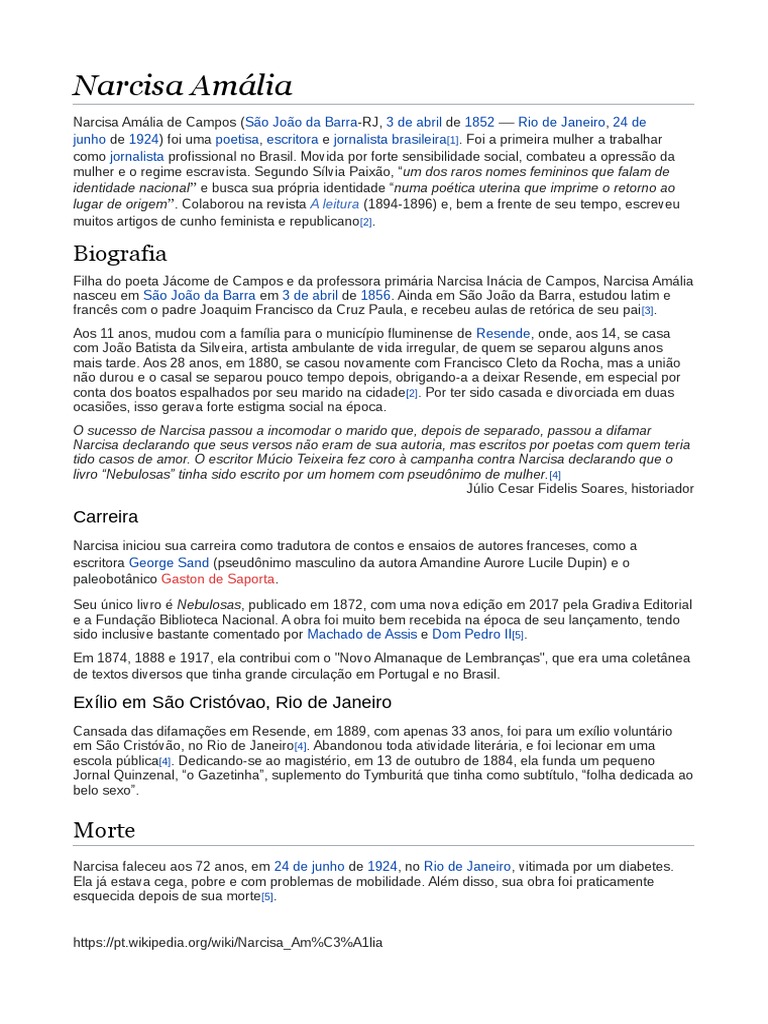 Narcisa Amalia | PDF