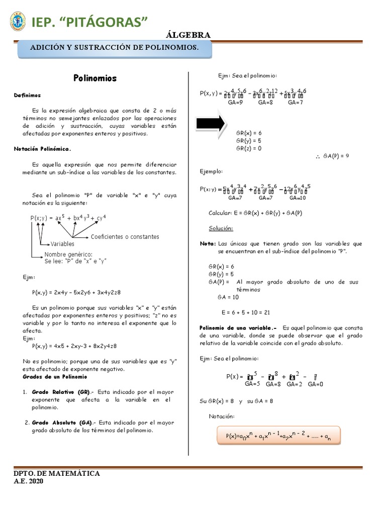 Tema 4 | PDF | Polinomio | Ciencia computacional