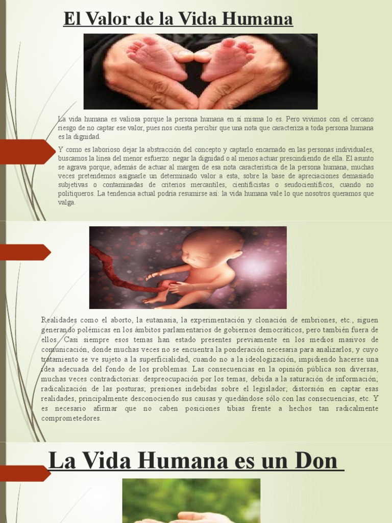 El Valor de La Vida Humana | PDF | Existencia | Filosofía