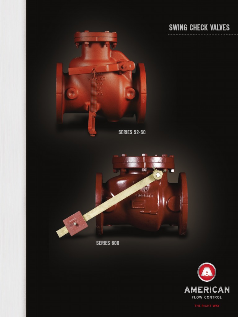 AMERICAN Flow Control Series 52-SC Swing Check Valves Technical ...