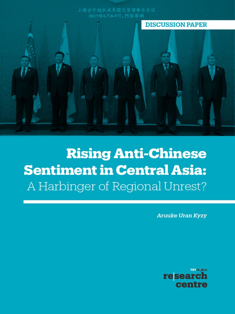 Rising Anti Chinese Sentiment in Central | PDF | Central Asia | China