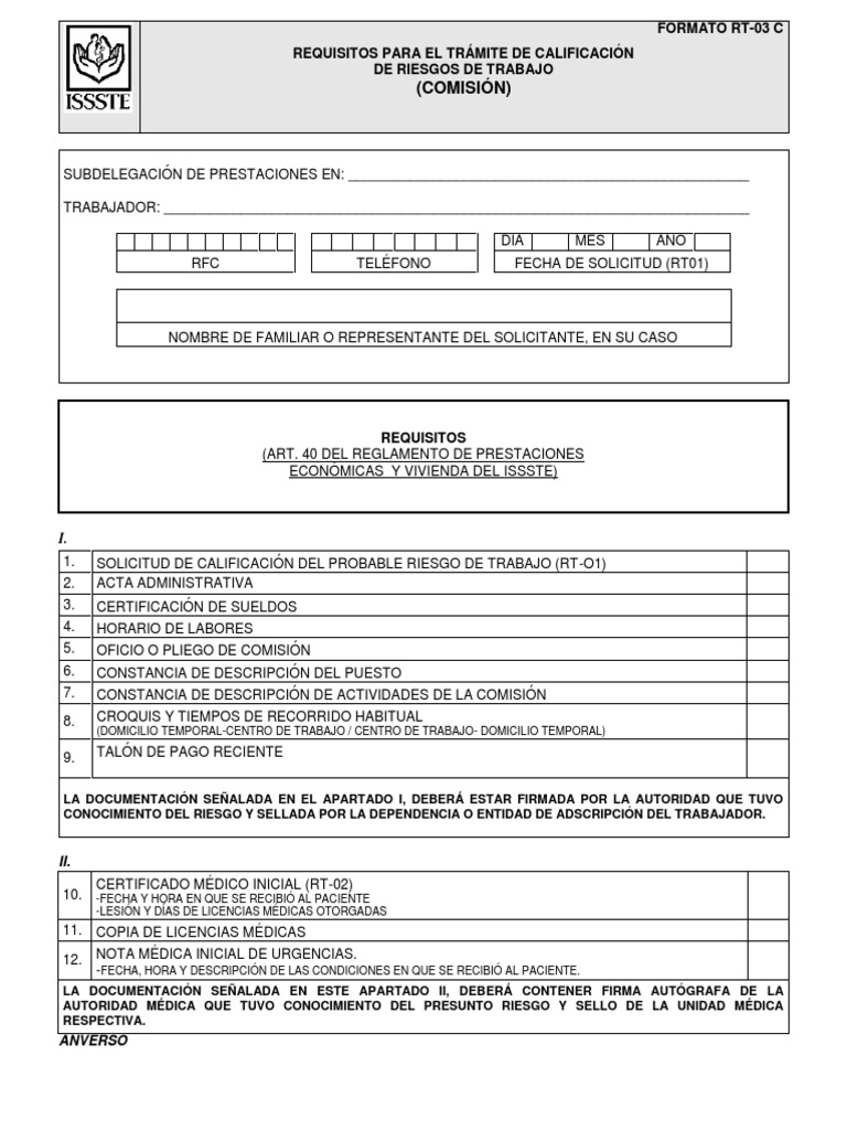 Formato RT.03 C 1 | PDF | Derecho