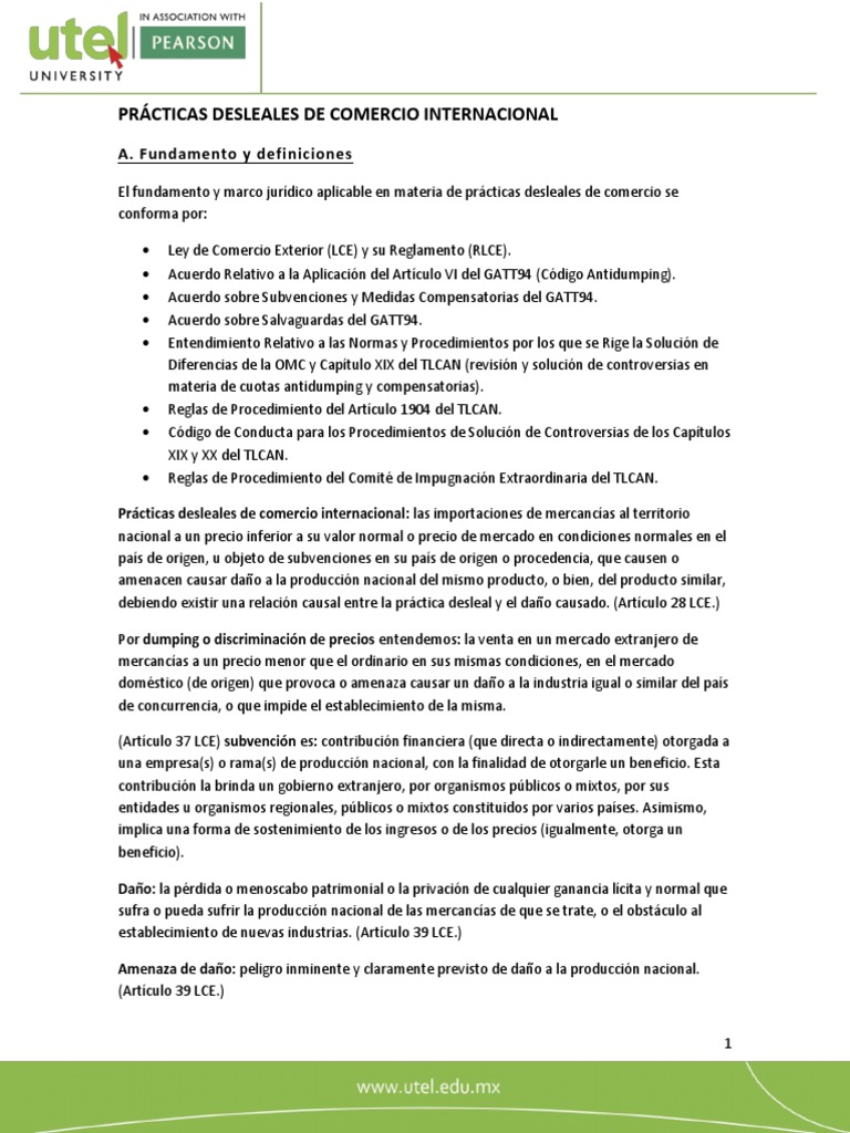 Practicas Desleales | PDF | Economias | Business