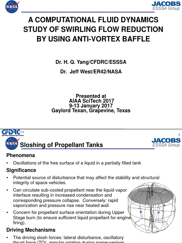 A Computational Fluid Dynamics Study of Swirling Flow Reduction by Using Anti-Vortex Baffle ...