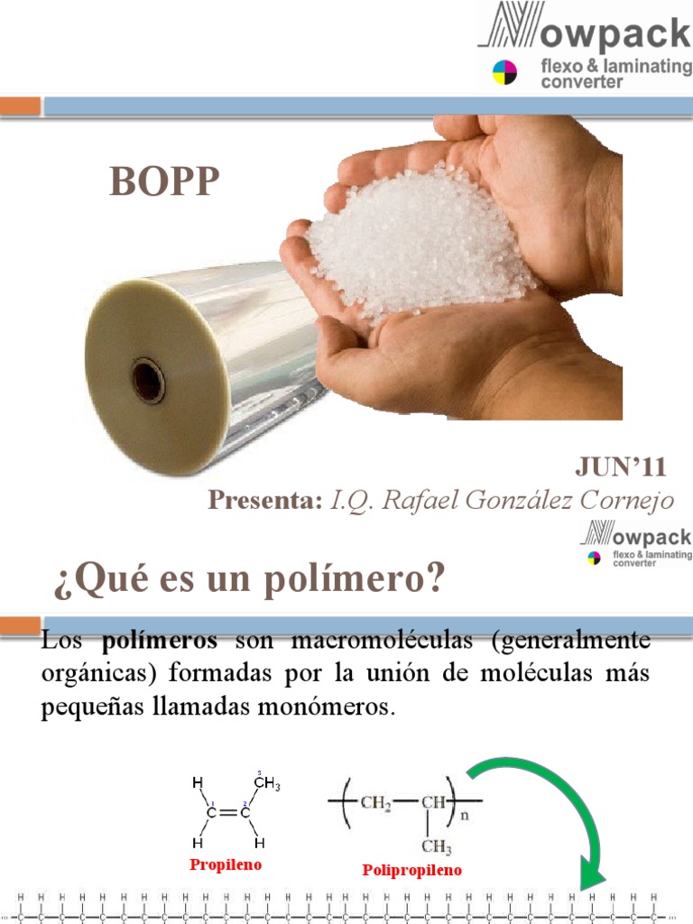 Bopp | PDF | Polímeros | Naturaleza