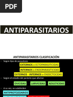 Tabla de Antiparasitarios | PDF
