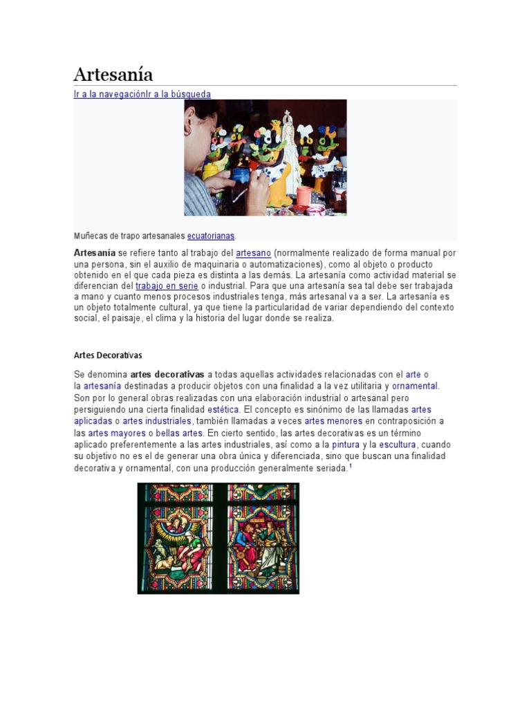 Artes Menores | PDF | Diseño | Artes Decorativas