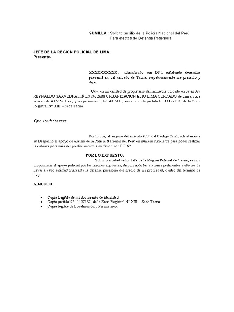 Defensa Posesoria | PDF Defensa Posesoria | PDF
