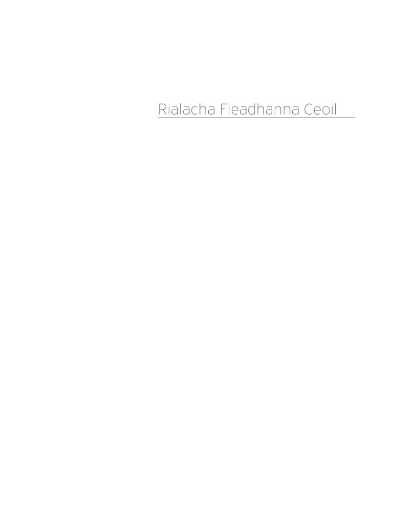 Rialacha Fleadhanna Ceoil English 1 | PDF | Storytelling | Performing Arts