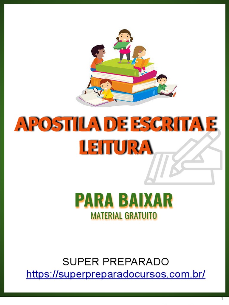 Apostila Leitura e Escrita | PDF | Pedagogia | Alfabetização