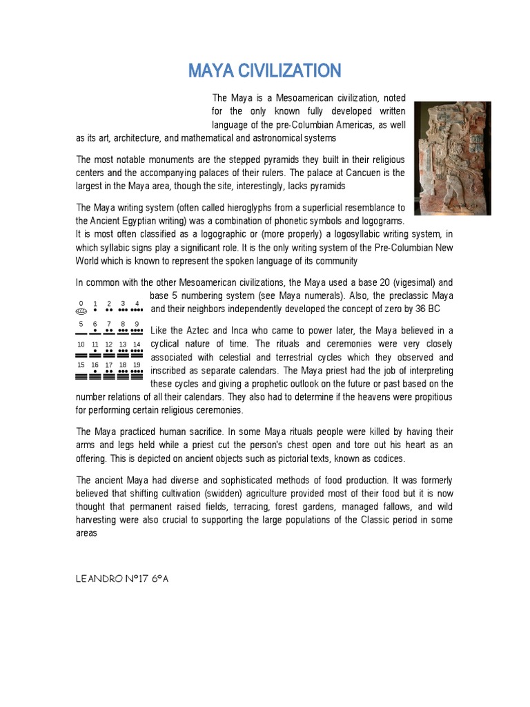 Maya Civilization | PDF | Maya Civilization | Mesoamerica