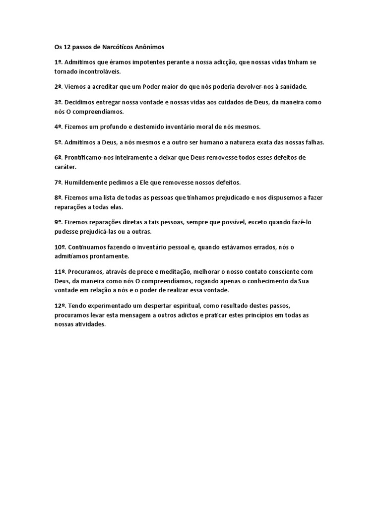 12 Passos | PDF