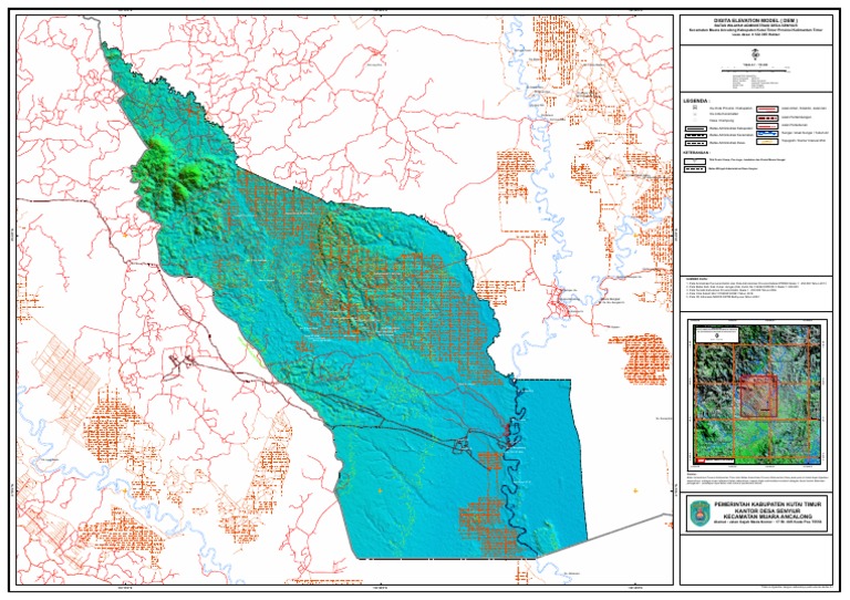Peta Dem-02 Desa Senyiur A1 | PDF