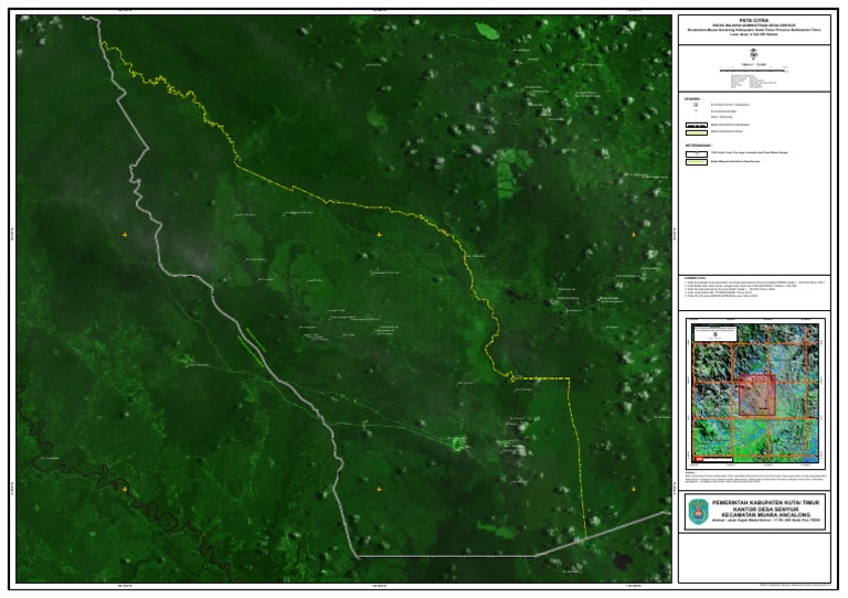 Peta Citra Desa Senyiur A1 | PDF