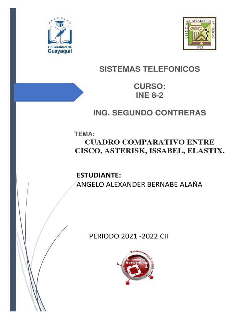 Cuadro Comparativo Sistemas Telefonicos | PDF
