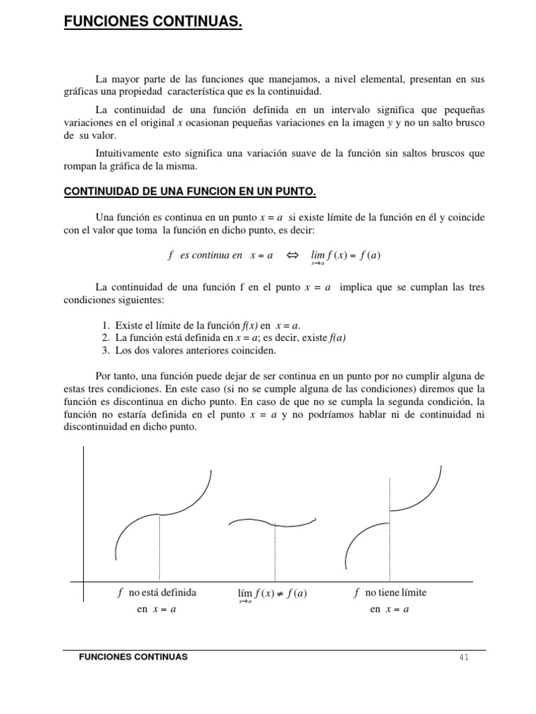 11 Funciones Continuas | PDF