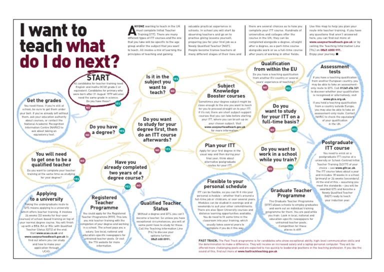 Routes Into Teaching | PDF | Academic Degree | Postgraduate Education