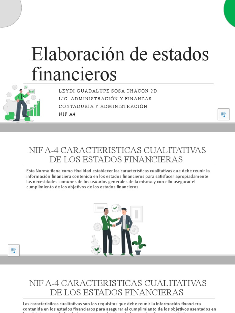 Nif A4 | PDF | Estado financiero | Información